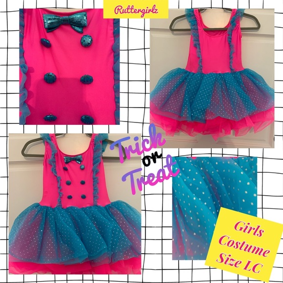 Revolution | Costumes | Hot Pink Blue Dance Costume | Poshmark